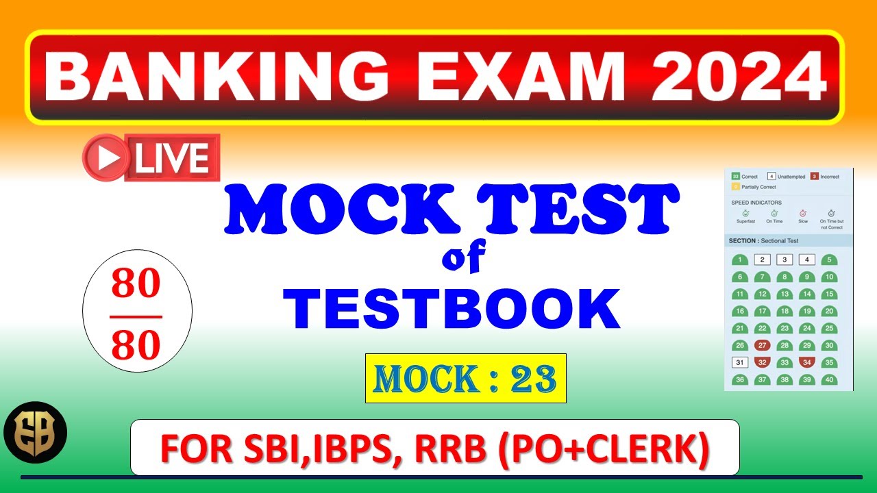 TESTBOOK LIVE FULL MOCK - 23 | IBPS RRB CLERK | BANKING | @edubankers ...