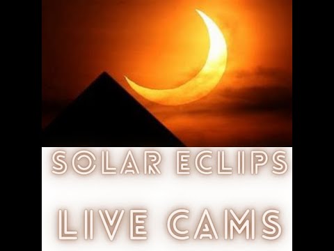 Solar Eclips live cams April 8th 2024 (totality path) - YouTube