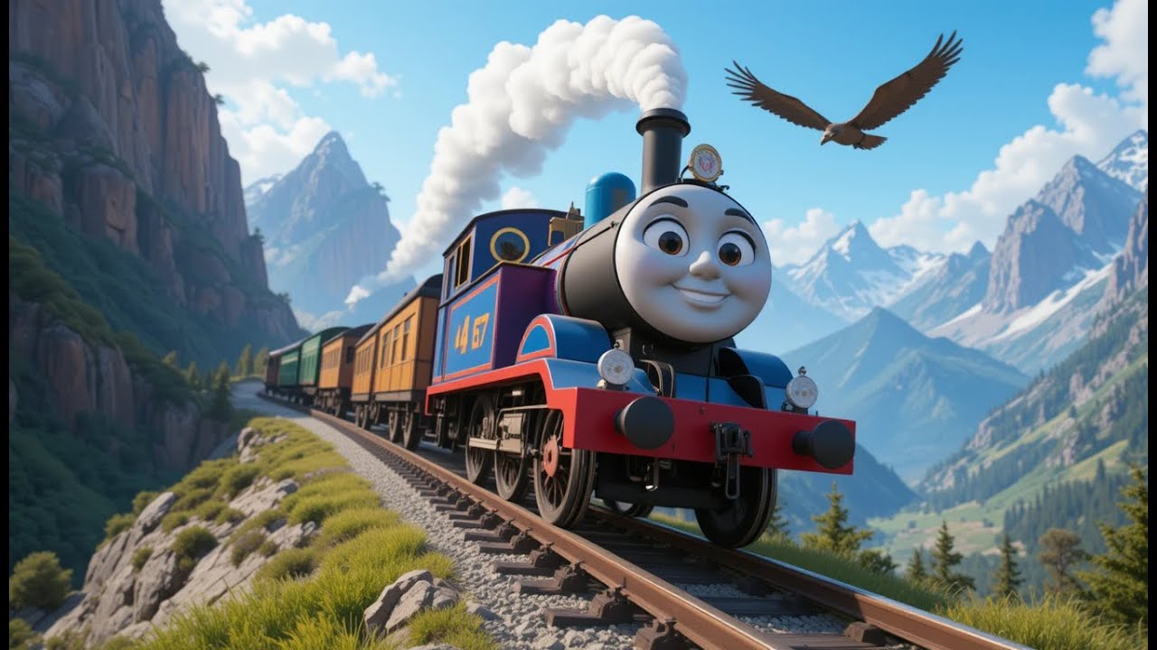 The Train on the Track Goes Choo Choo – Magical 3D Animated Nursery ...