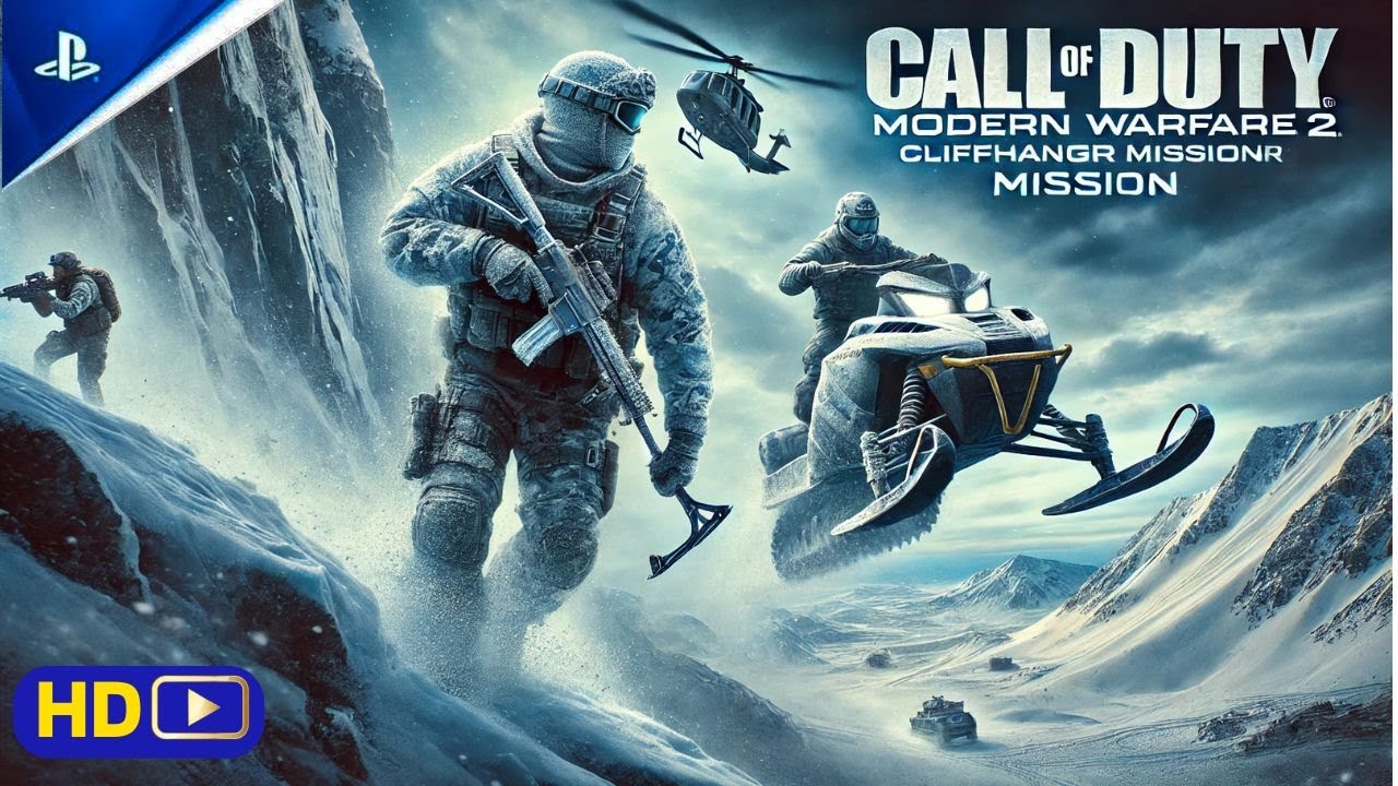 COD MW2 : Cliffhanger Mission–Epic Snowy Stealth and Escape! - YouTube