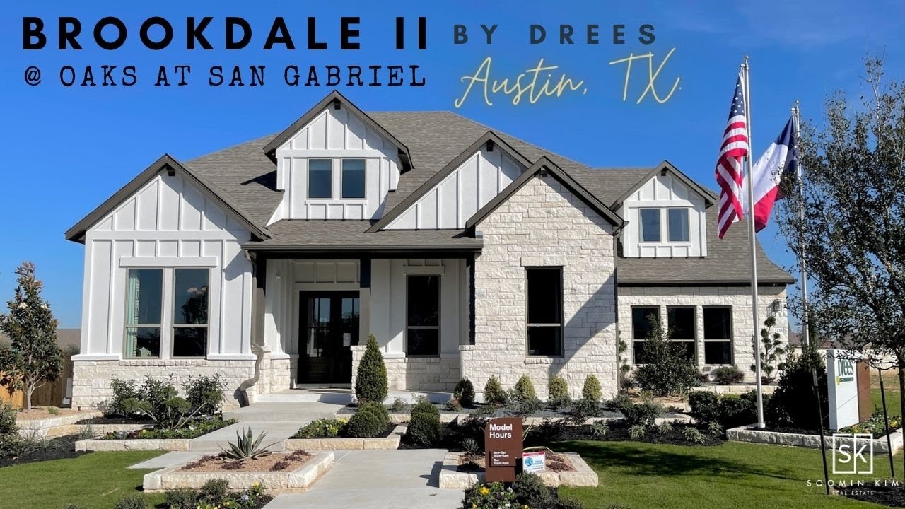 Austin, Texas | Drees Homes Brookdale II Plan | 3537 SF | Oaks at San ...