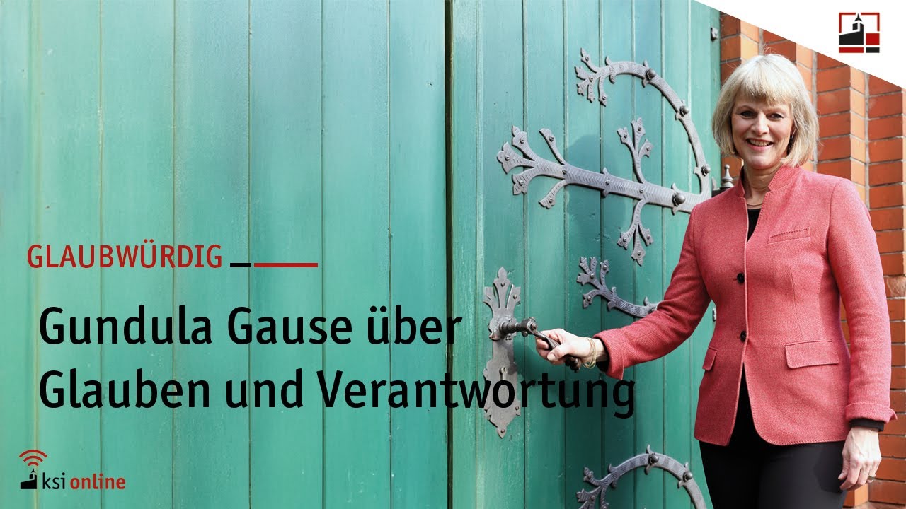 Glaubwürdig: Gundula Gause über biografische Stationen - YouTube