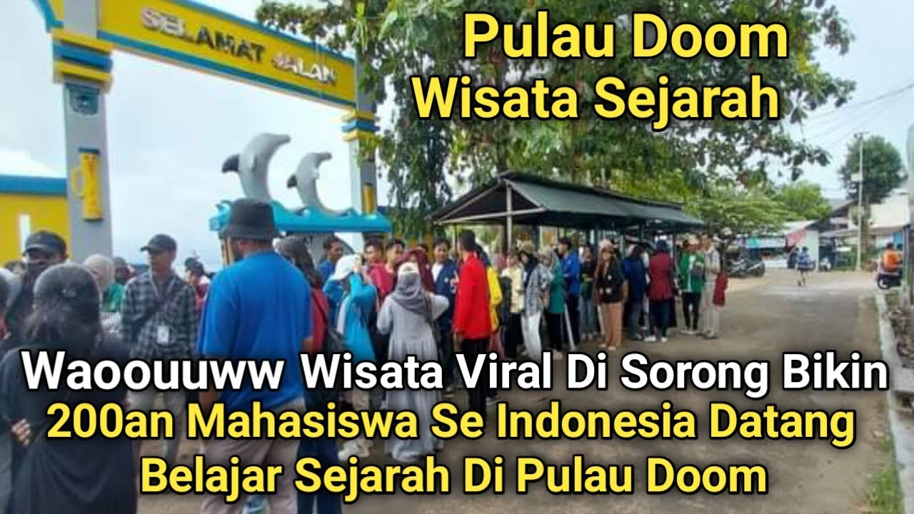 Pulau Doom Wisata Sejarah Wisata Viral Di Sorong Papua Barat Daya - YouTube