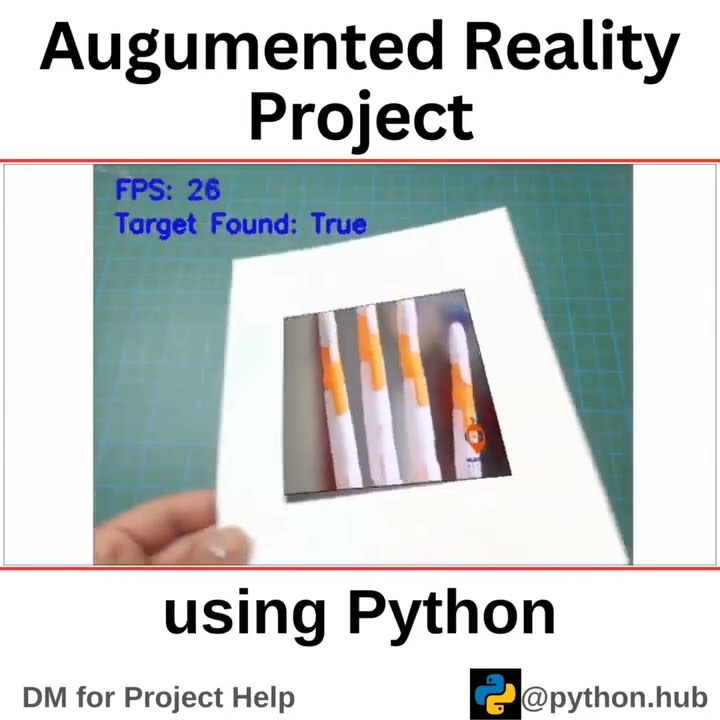 Augmented Reality Project Using Python Pythonhub Pythonprogramming 8232