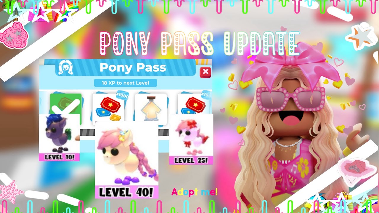 ADOPT ME PONY PASS UPDATE | everything you need to know!| OBVIXNAT ...