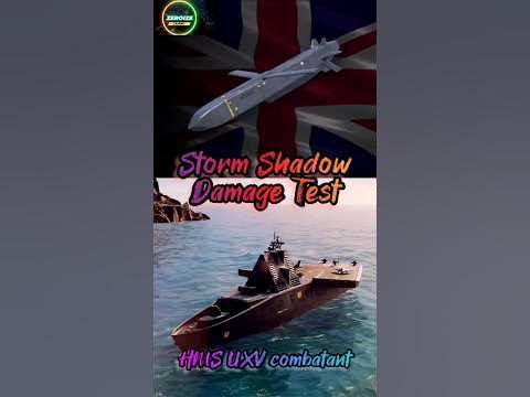HMS UXV Storm Shadow Missile Damage Test - Modern Warships #shorts ...