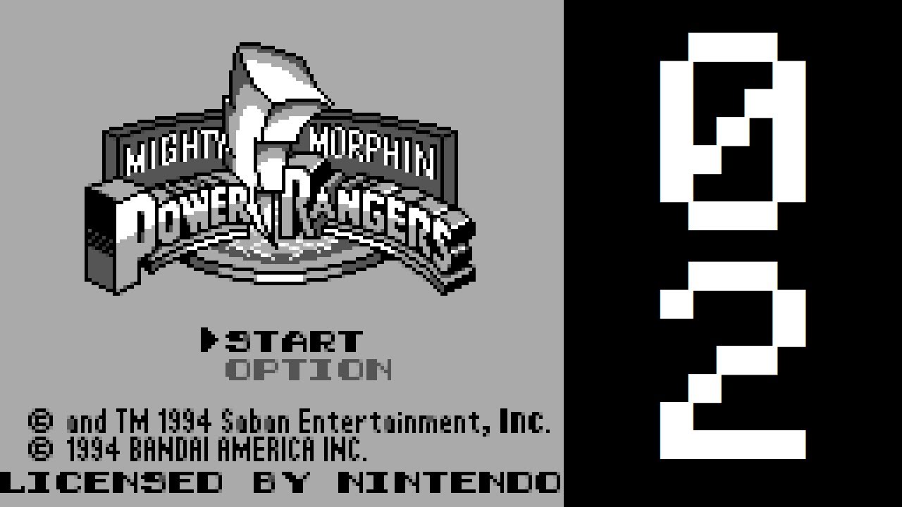 Let's Play Mighty Morphin' Power Rangers (Game Boy), Level 2 - YouTube