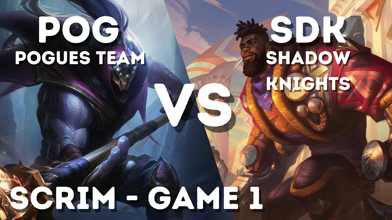 Scrim - POG x SDK | Gameplay | Jax vs K'Sante - YouTube
