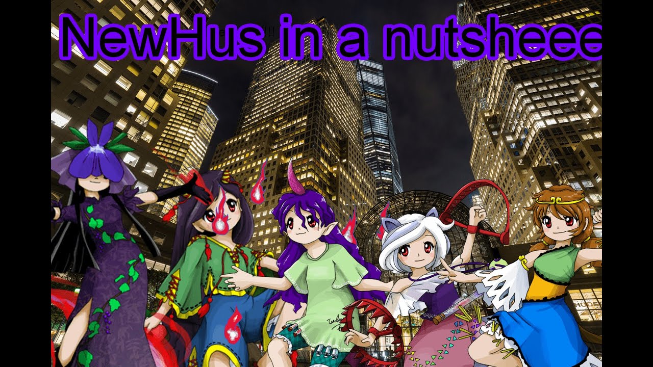 The New touhou 19 characters in a nutshell - YouTube