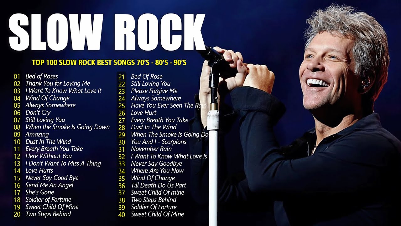 Slow Rock Nonstop Medley | Best Slow Rock Ballads 80s, 90s | Greatest ...