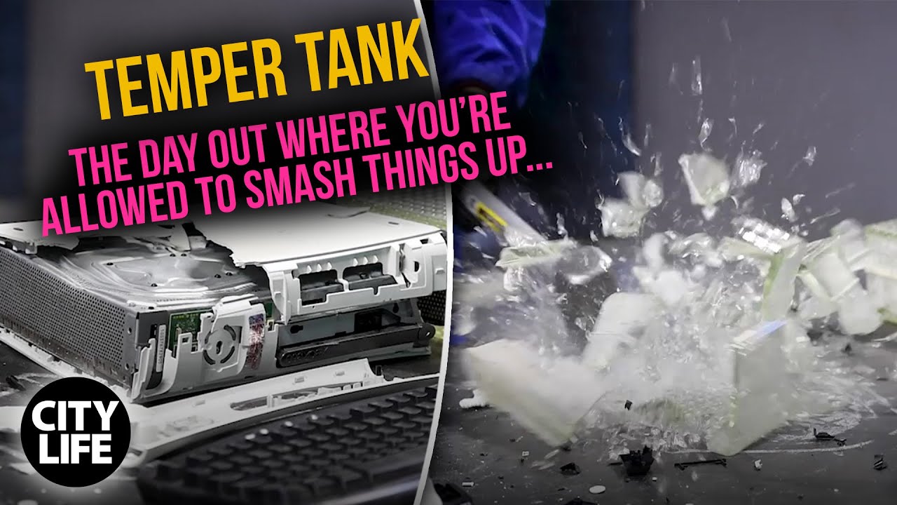 The Temper Tank: A Manchester attraction where you can smash up TVs ...