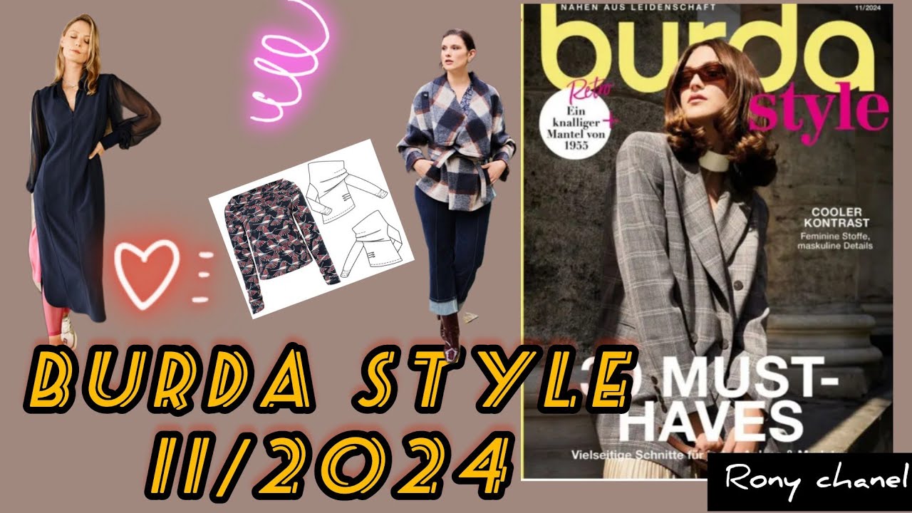 Full presentation of Burda Style November 2024 magazine - YouTube