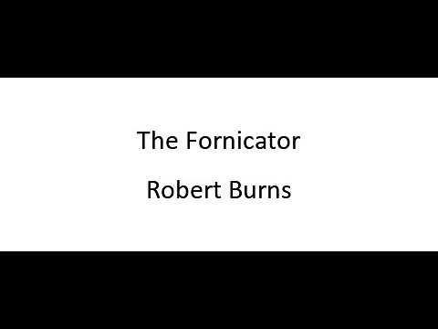 The Fornicator - Robert Burns - YouTube