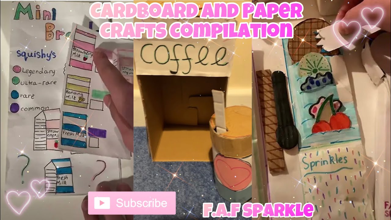 Cardboard and Paper Crafts Compilation! - YouTube