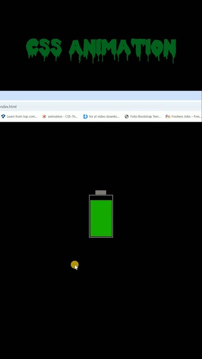 Html Css Projects For Beginners Css Animation Battery Animation