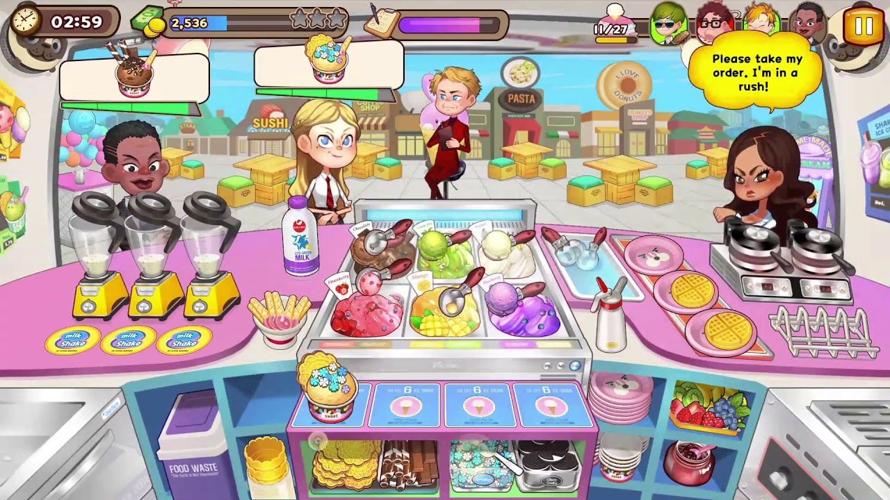 Cooking Adventure - Ice Cream Master Level 2 - Full Upgrade - YouTube