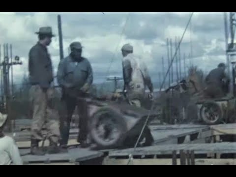 Polaris Building construction, 1952 - YouTube