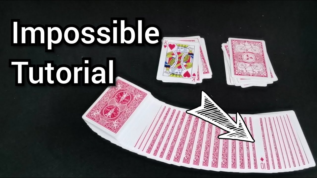Impossible card trick tutorial. - YouTube
