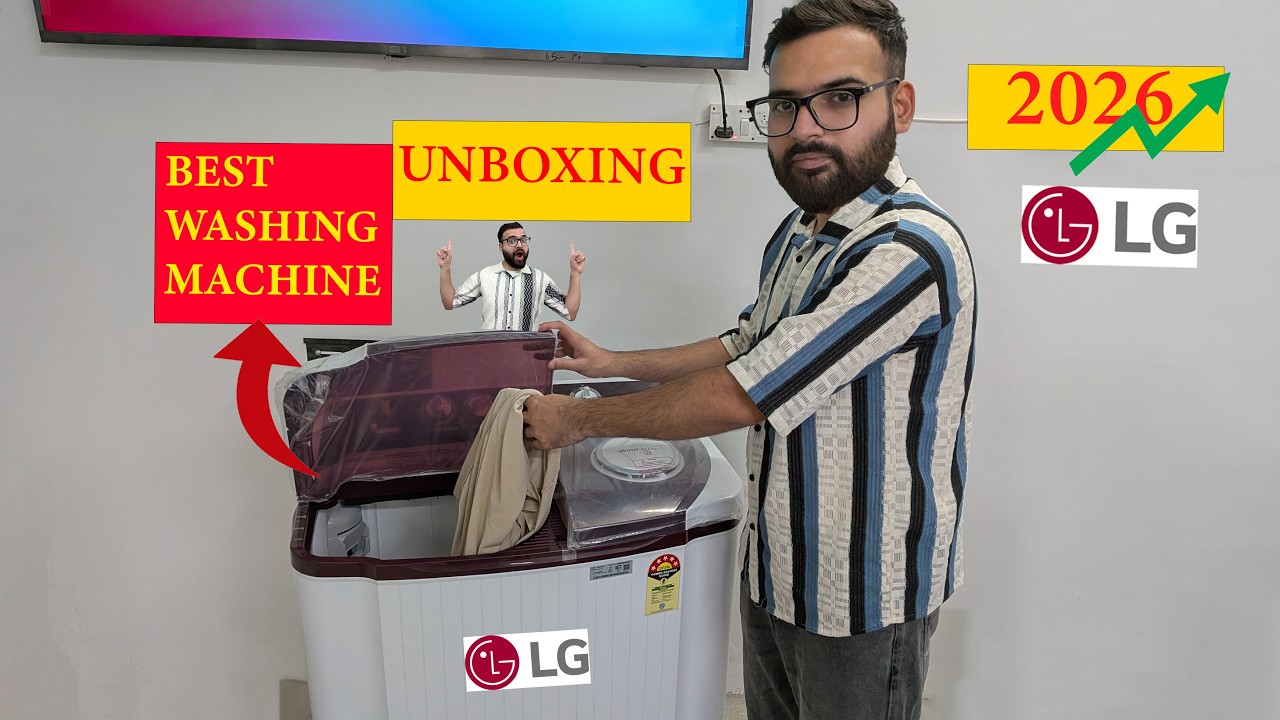 LG 8KG Washing Machine Unboxing 2025 | Affordable & Powerful Semi ...