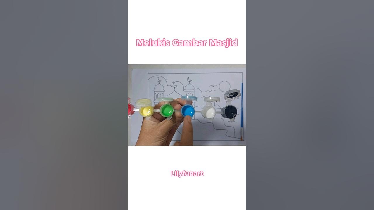 Melukis Gambar Masjid ️#melukis #masjid #ramadan #karim #masjid - YouTube