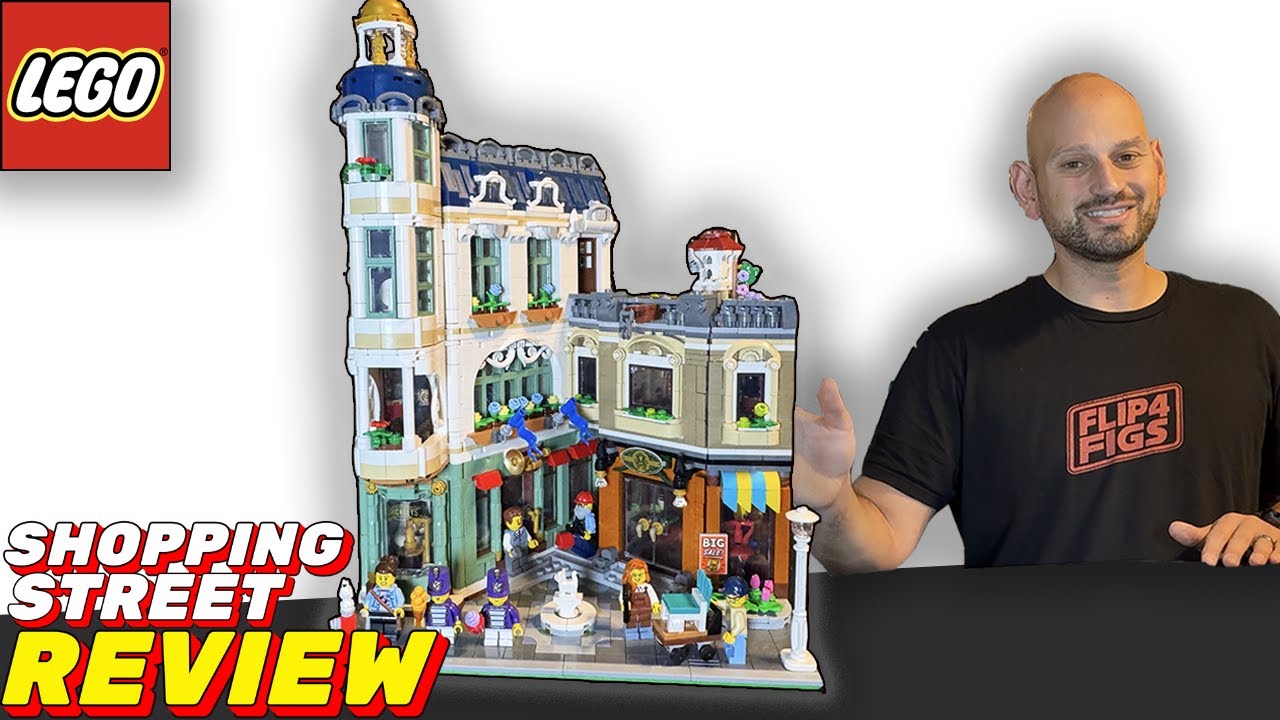 LEGO SHOPPING STREET REVIEW! Is the 21st Modular worth the wait? Icons ...