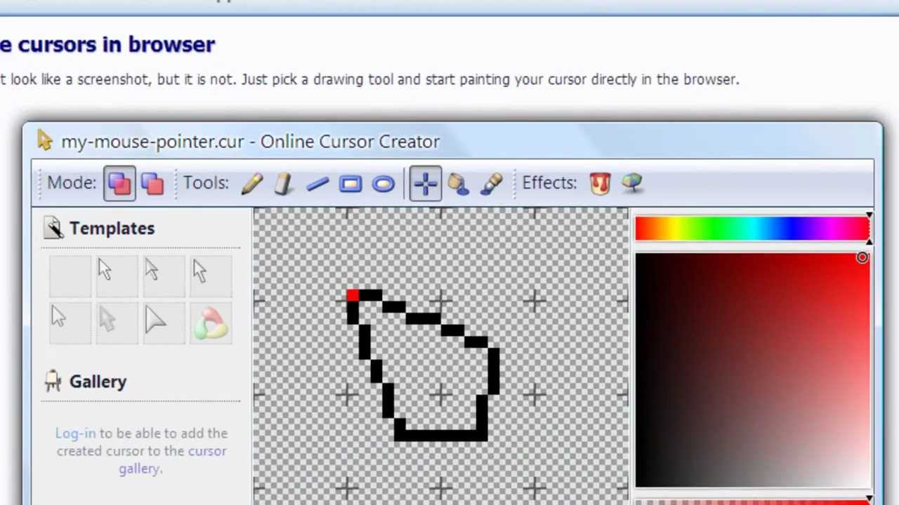 Como Crear y Usar Un Cursor + Descargar Cientos de Cursores-Sin ...