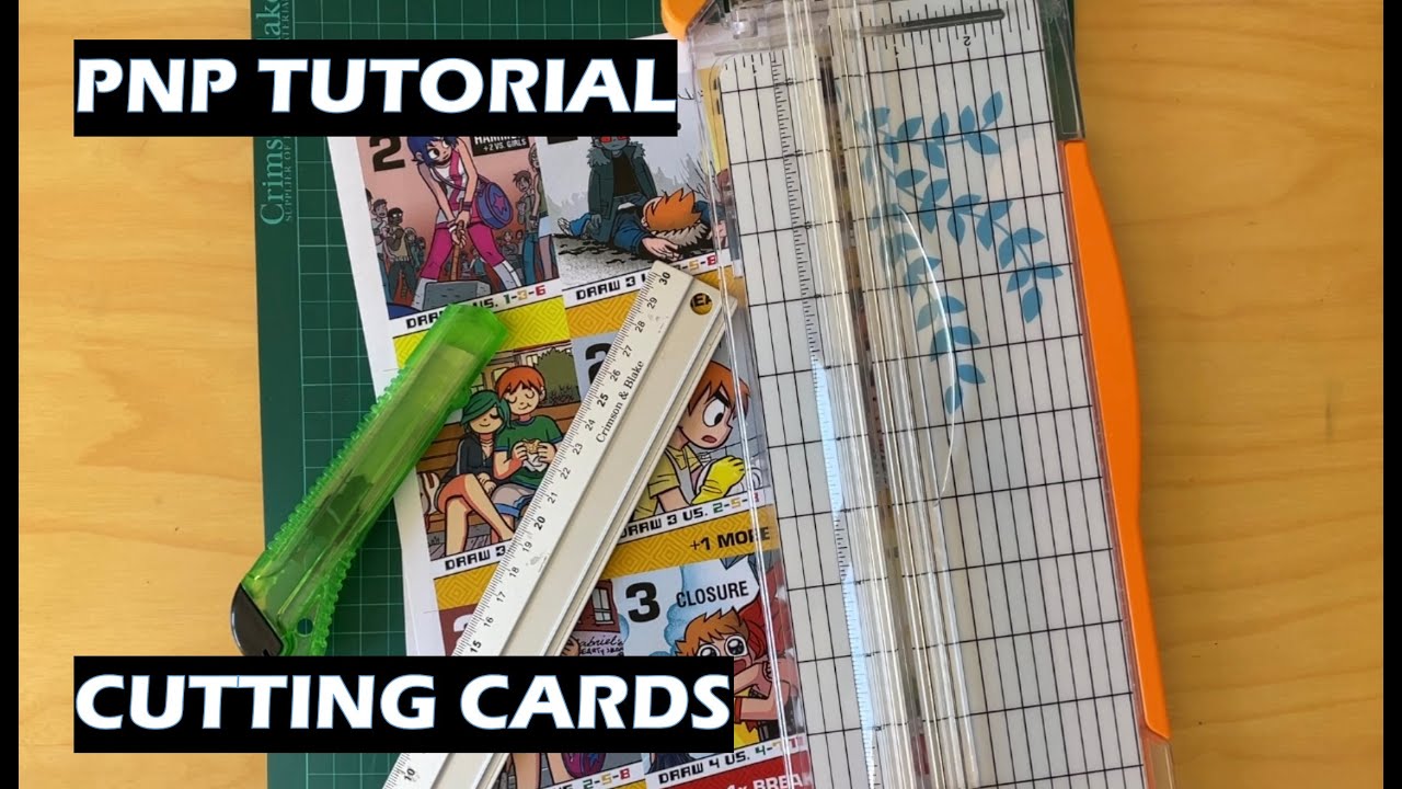 PNP Tutorial Cutting Cards - YouTube