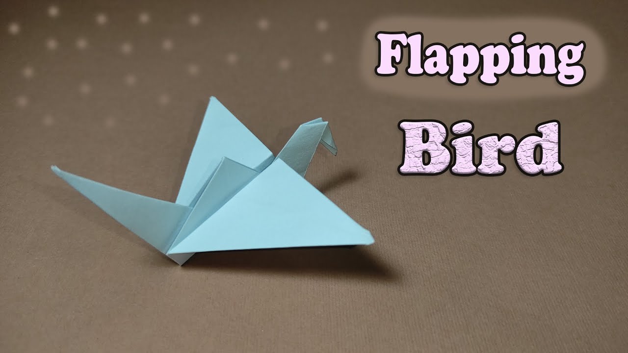 How To Make a Paper Flapping Bird - YouTube
