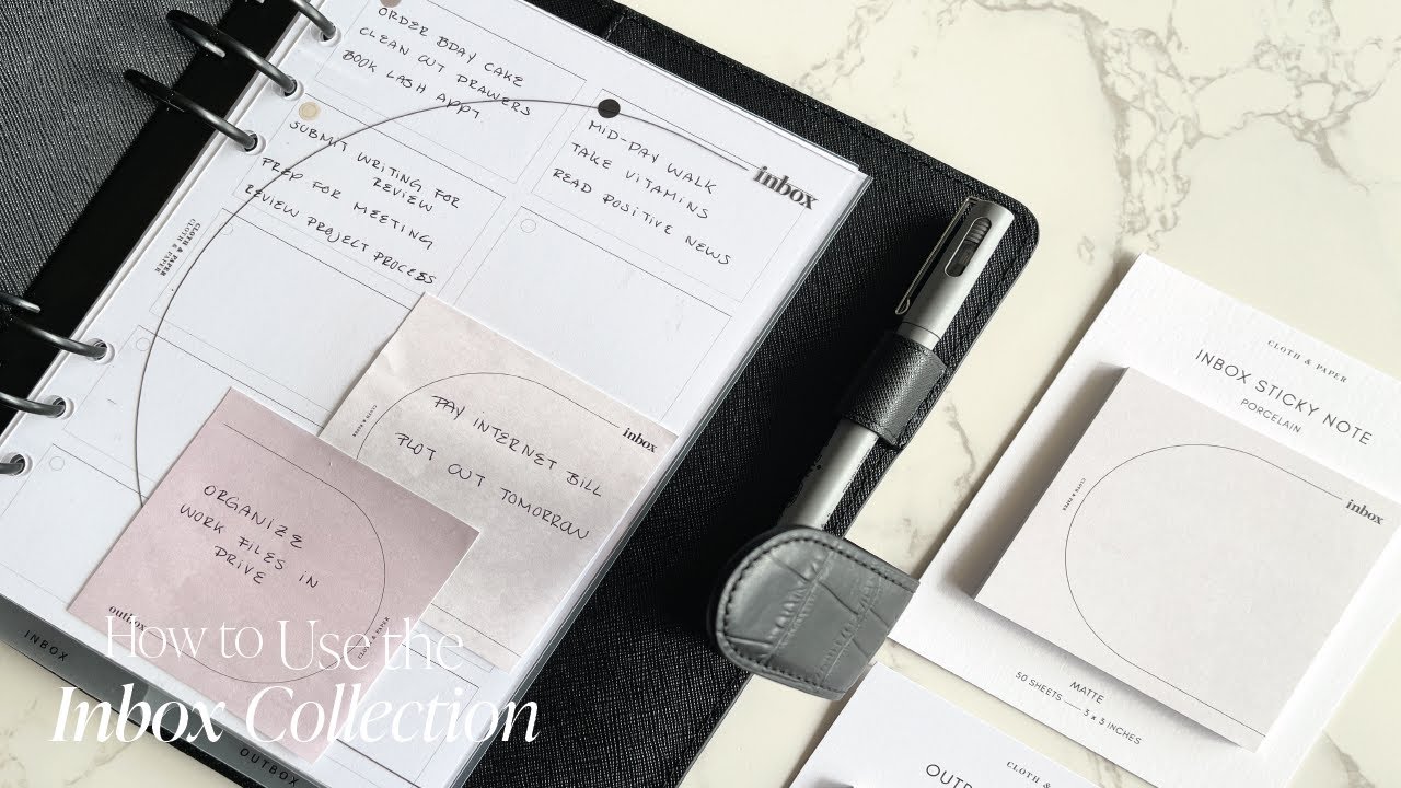 How To Use The Inbox Collection Cloth Paper Planner Set Up YouTube How To Use The Inbox Collection Cloth Paper Planner Set Up YouTube