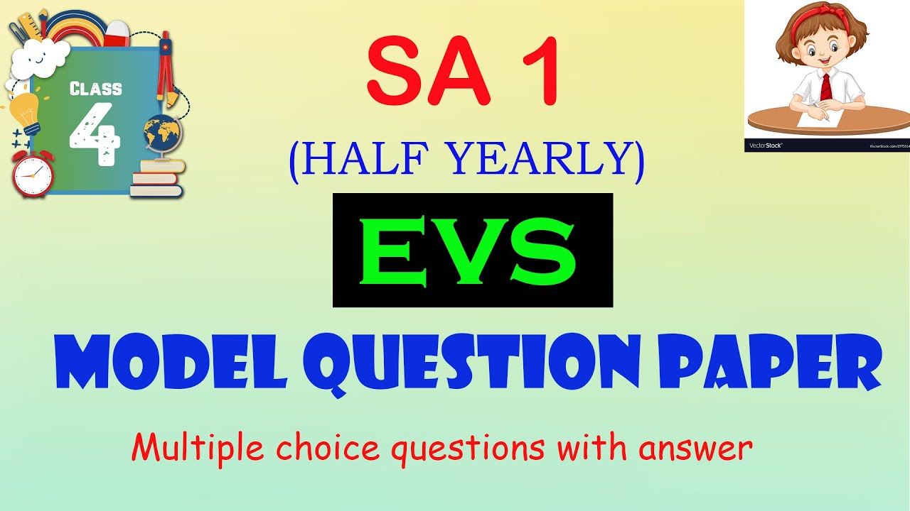 #studytime Class 4/EVS/SA1 / Half yearly /Multi Choice Questions with ...