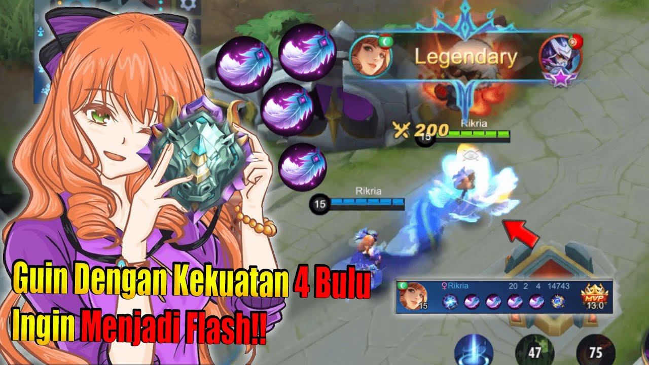Guin pake build 4 bulu mukul secepat angin lari secepat kilat, Ketika ...