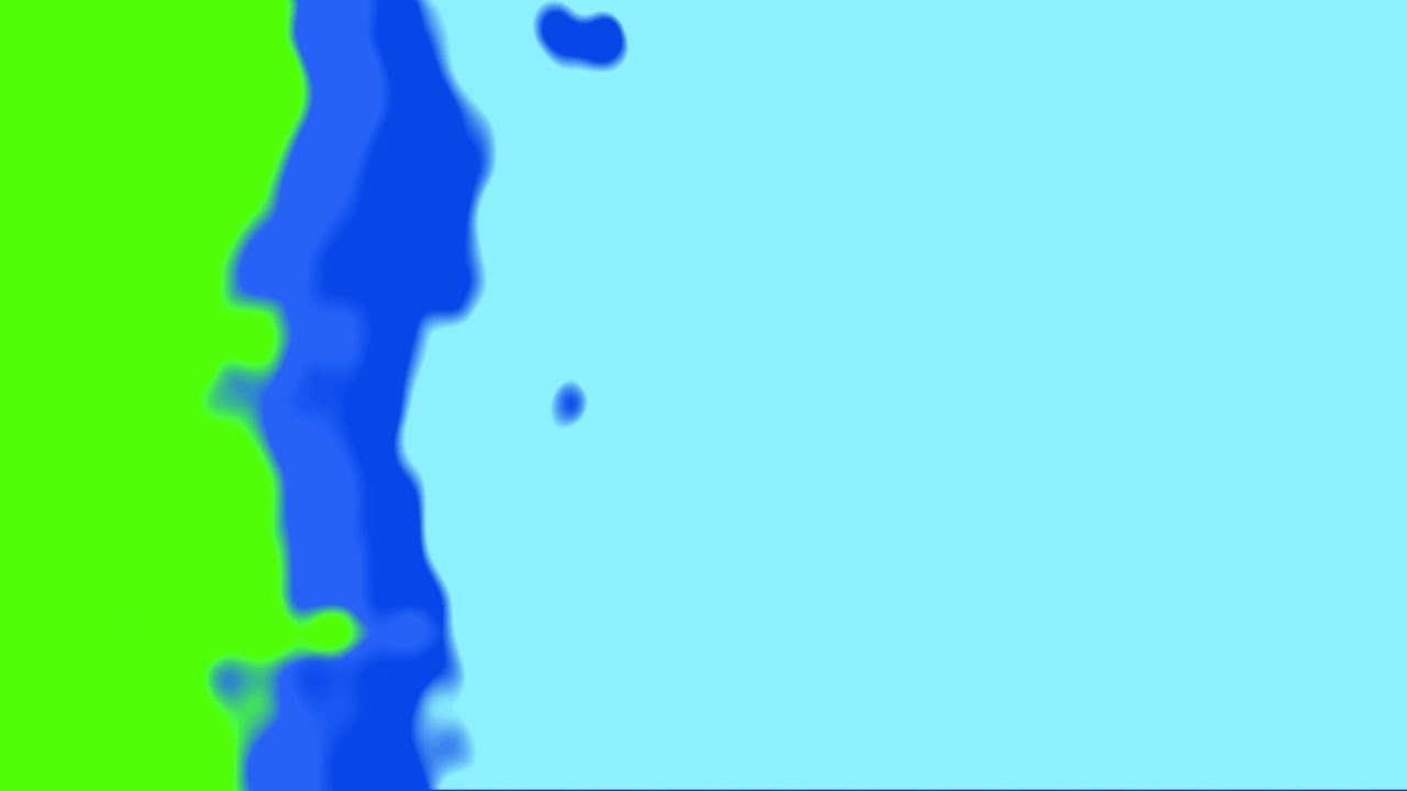 Transition fond vert libre de droit - YouTube