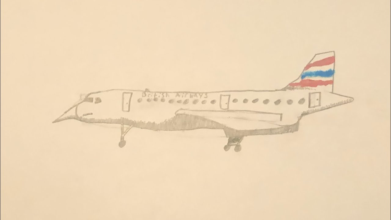 British Airways Concord Drawing!!! - YouTube