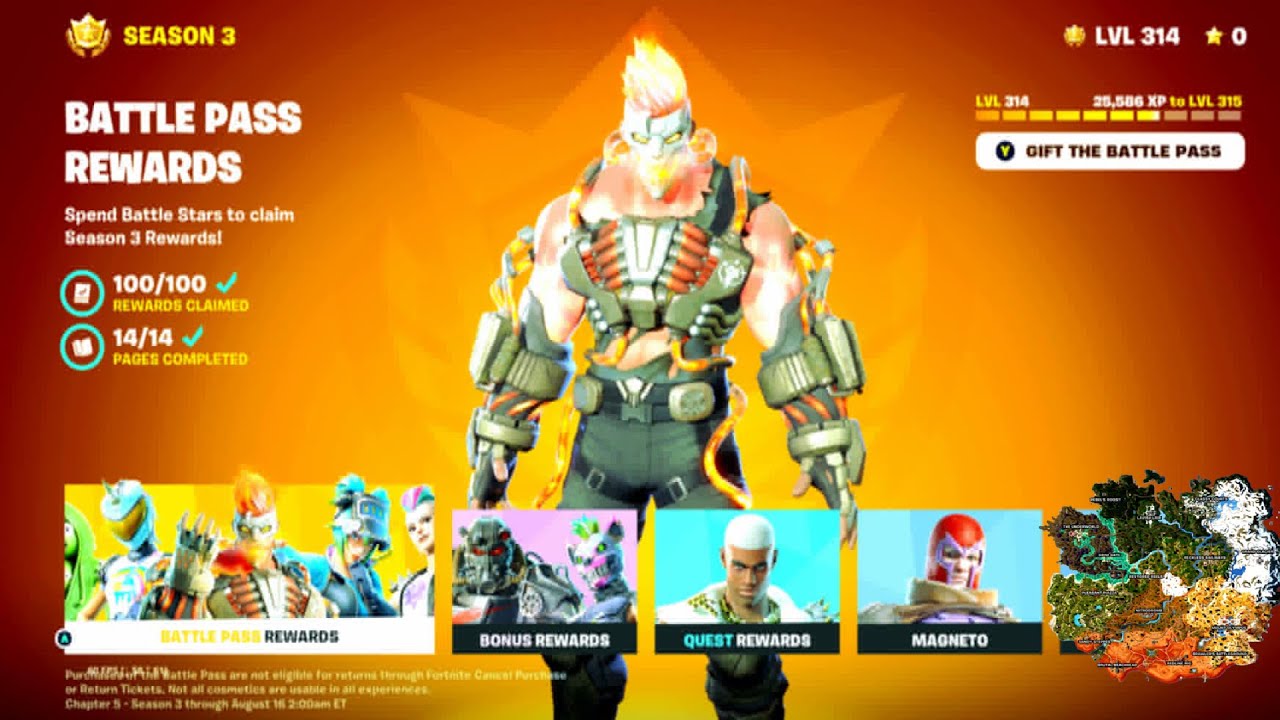 Old season for chapter 5 season 3 Battle pass showcase.. - YouTube