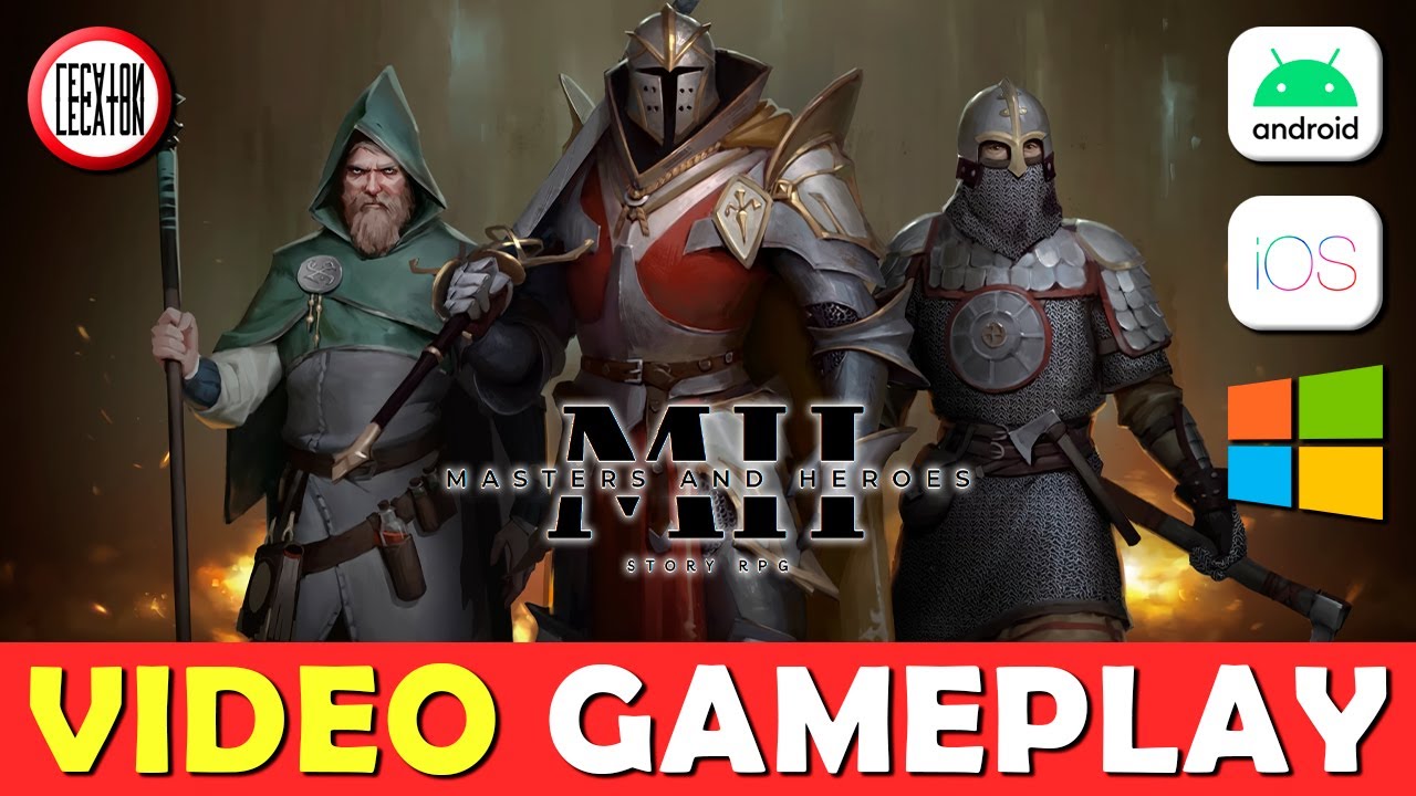 Masters and Heroes: Story RPG (EN) - Primeros minutos - Gameplay TRPG, Gestión - Android/iOS/PC ...