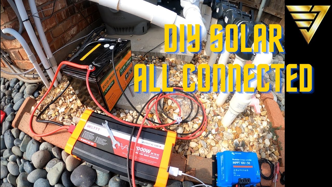 My First Solar Project All Connected! - YouTube