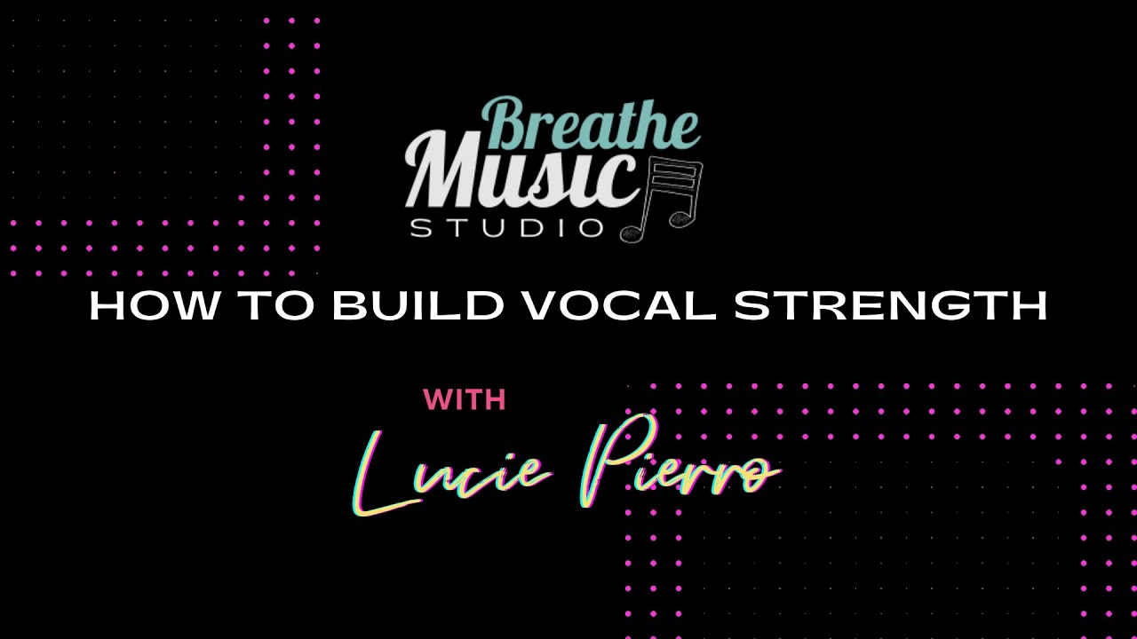 How To Build Vocal Strength - A VOCAL WARM-UP - YouTube