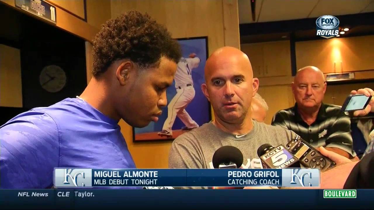 Almonte on big-league debut - YouTube