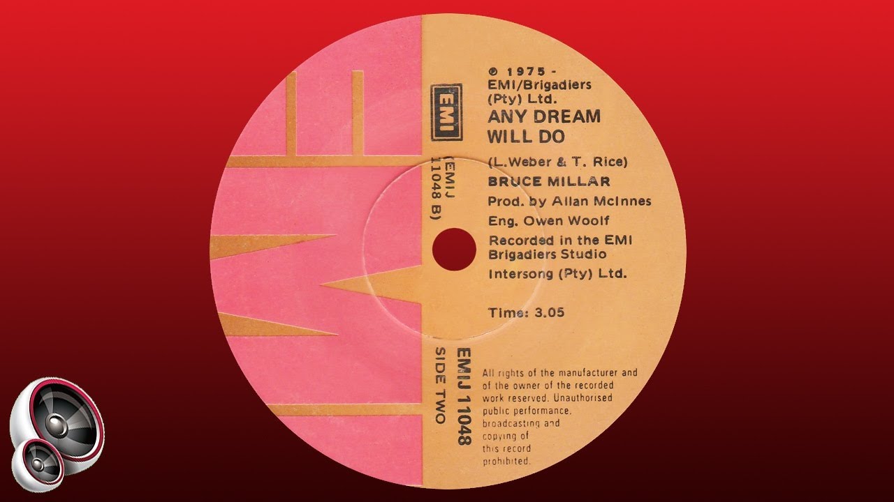 Bruce Millar - Any dream will do - YouTube