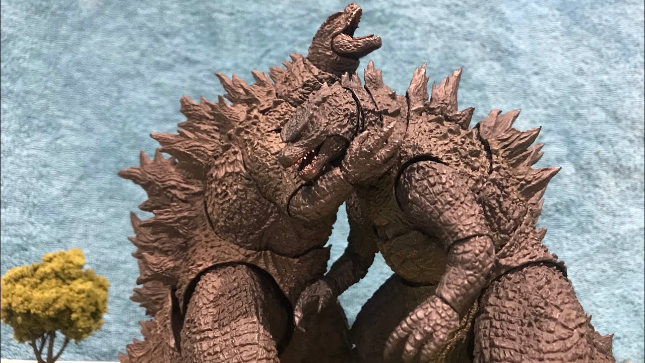 Godzilla Boston scene remastered stop motion test - YouTube