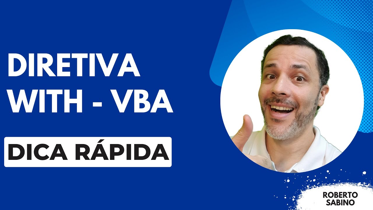 With No Vba Dica Rápida Youtube