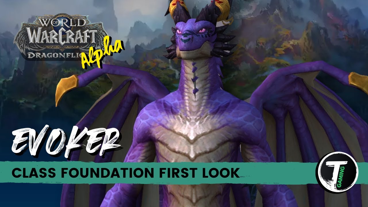 Dracthyr Evoker Class Foundation First Look | WoW Dragonflight - YouTube