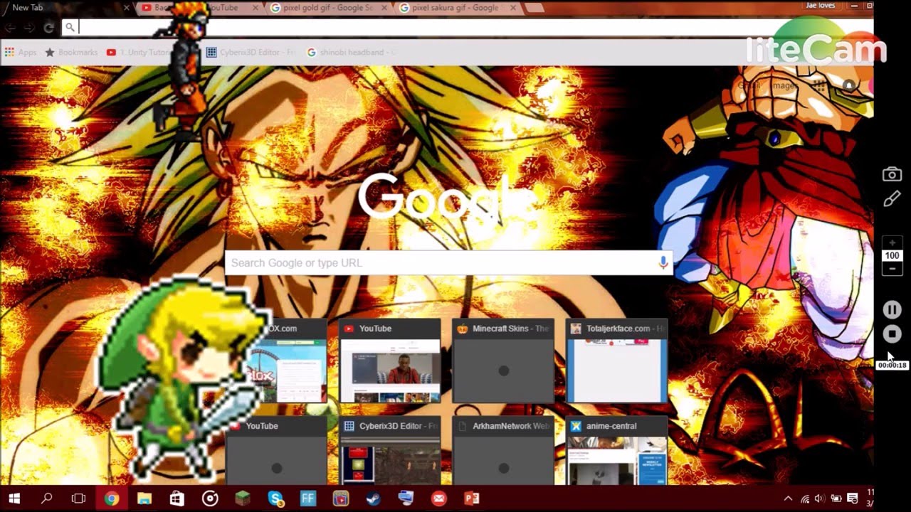 Naruto and Link explore google - YouTube