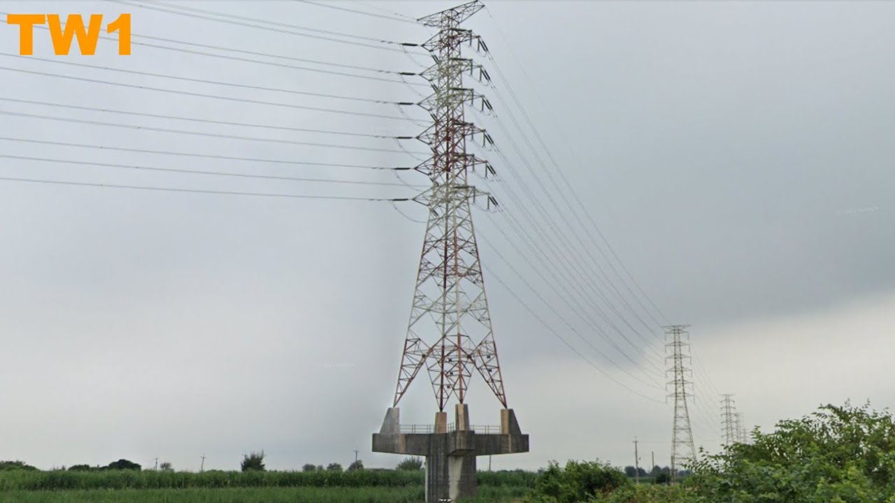 TW1 Power lines in Taiwan. (111) - YouTube