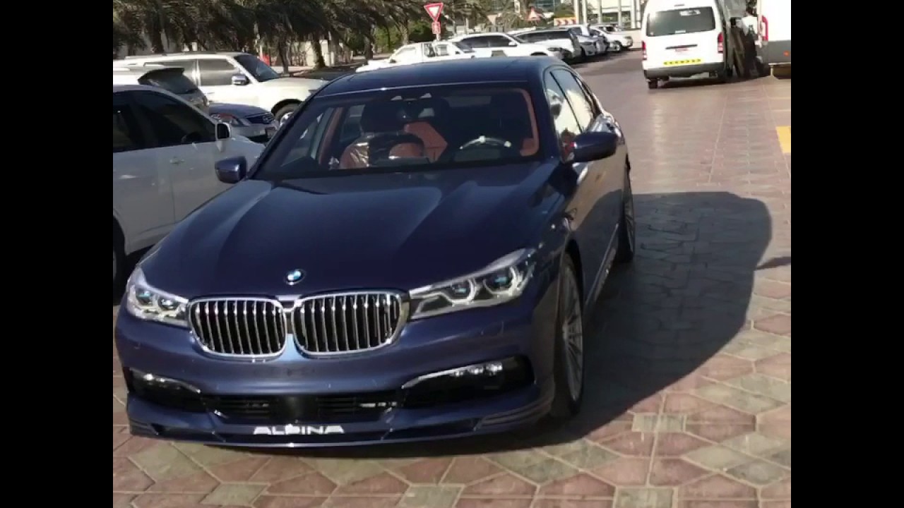 Bmw B7 alpina Blue 2017 G12 - YouTube