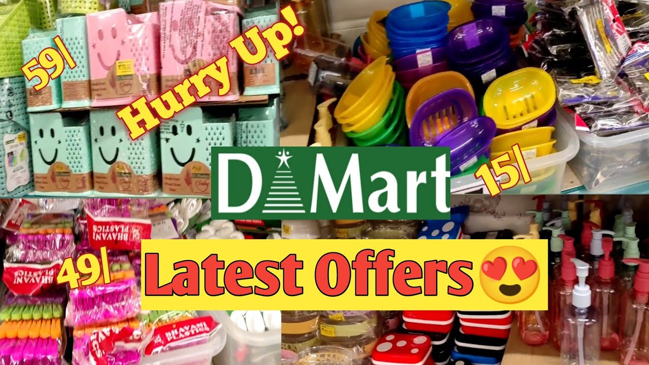 D Mart latest offers on 😍 kitchen items 80% off || crockery ...