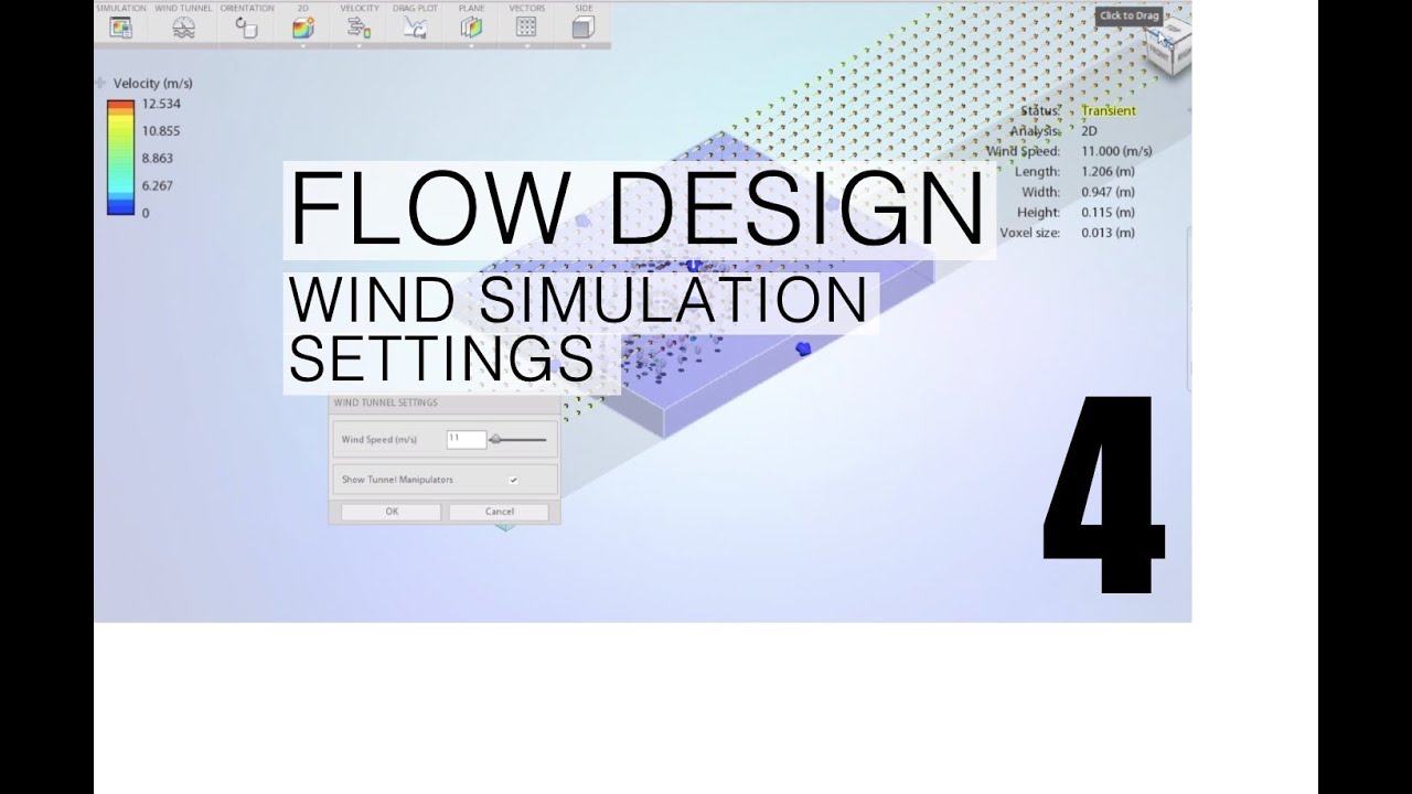 Wind tutorial - Part 4 - Adjusting settings in Autodesk Flow Design ...
