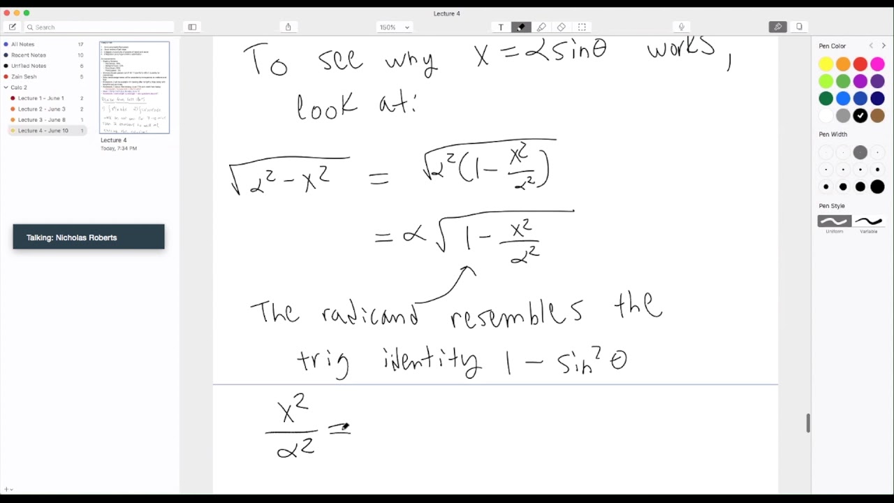 Calculus 2: Trigonometric Substitution - YouTube