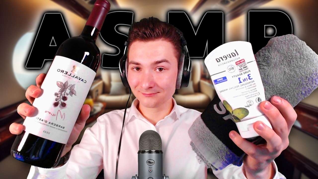 ASMR aus Private Jet! (ASMR Deutsch Roleplays) - YouTube