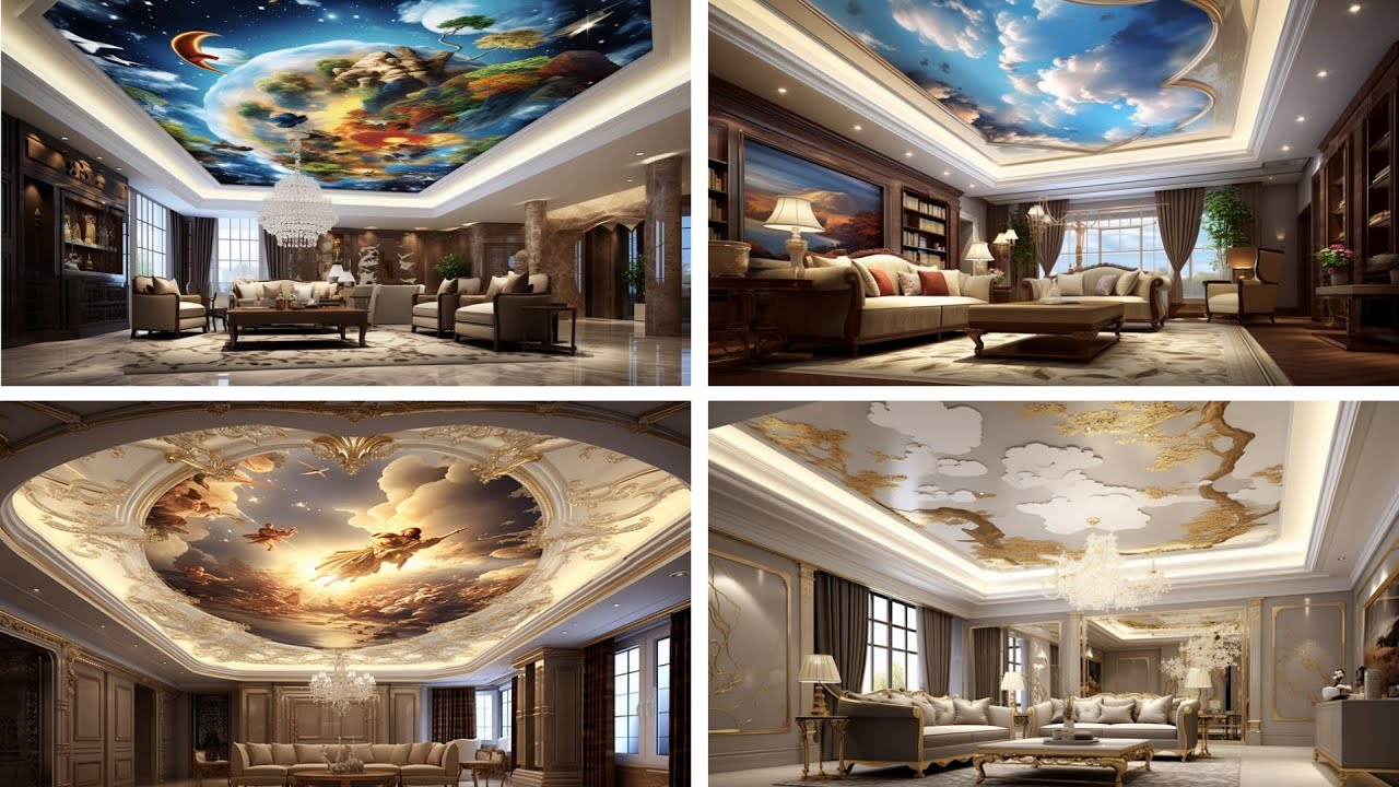 The Latest Collection of Modern Custom 3D House Ceiling Decorating ...